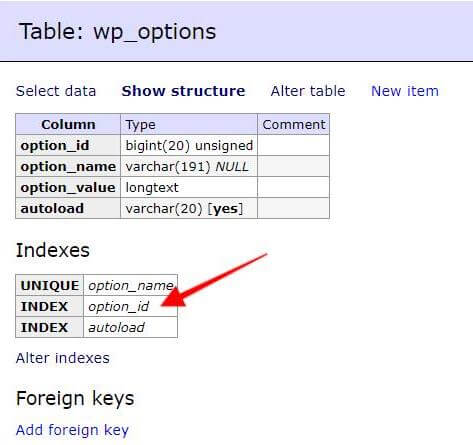How to Fix a Missing Primary Key in WordPress Table wp_options • WP STAGING