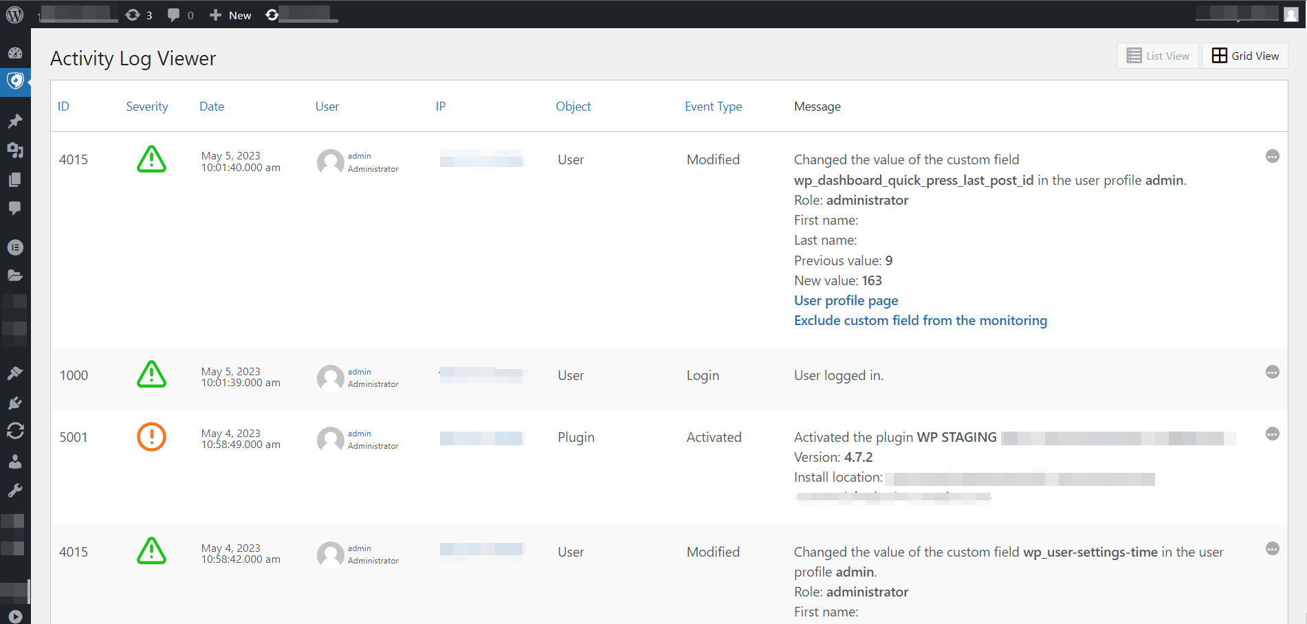 Why is the WordPress Activity Log Vital for Your Website's Security? • WP STAGING