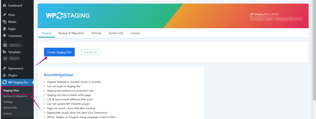 How to Create a Staging Site & Clone WordPress • WP STAGING