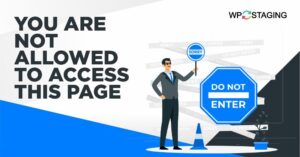 Fix "Sorry, You Are Not Allowed to Access This Page"