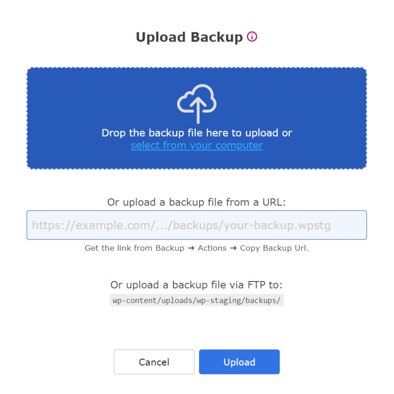 How to Backup and Restore WordPress • WP STAGING